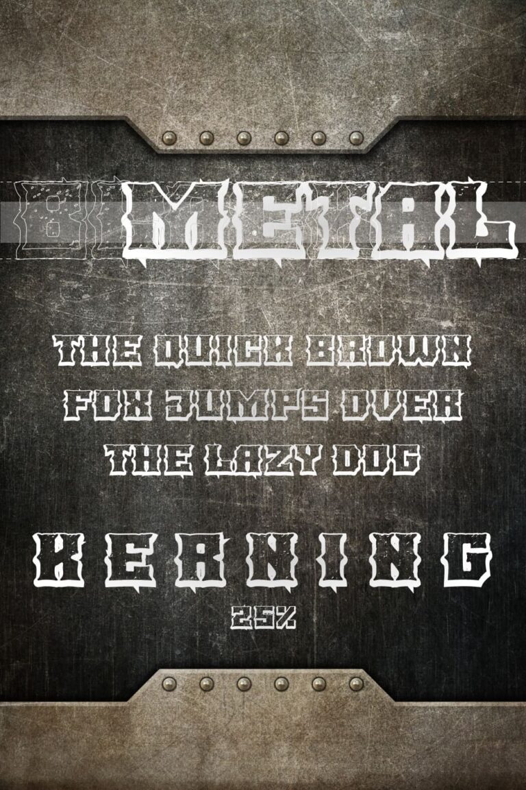 Free Black Metal Font