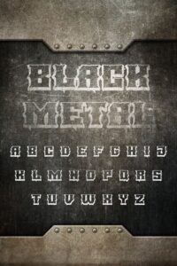 Free Black Metal Font
