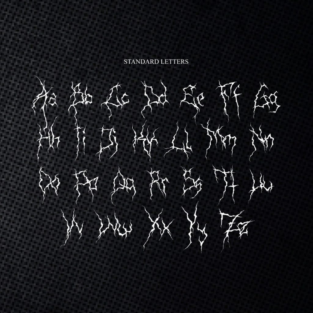 Free Ultimate Black Metal Font