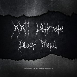 Free Ultimate Black Metal Font