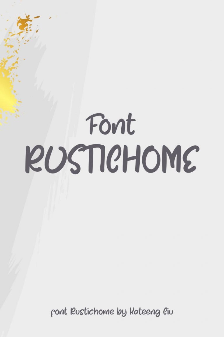 Rustic Calligraphy Font