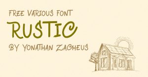 Free Rustic Wedding Font