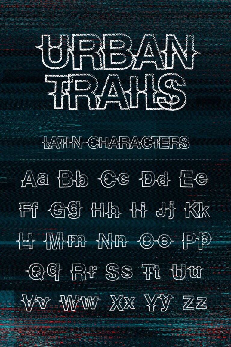 Free Urban Trails Font