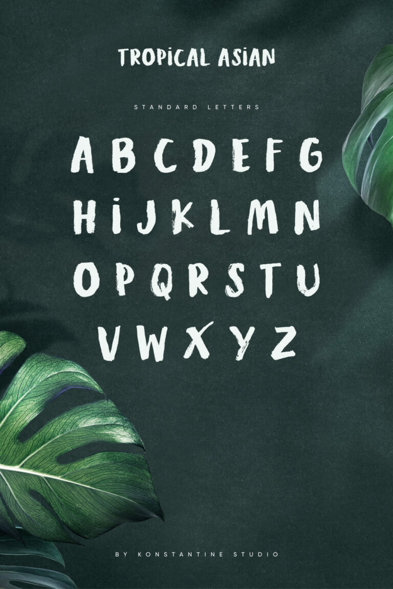 Tropical Asian Free Font