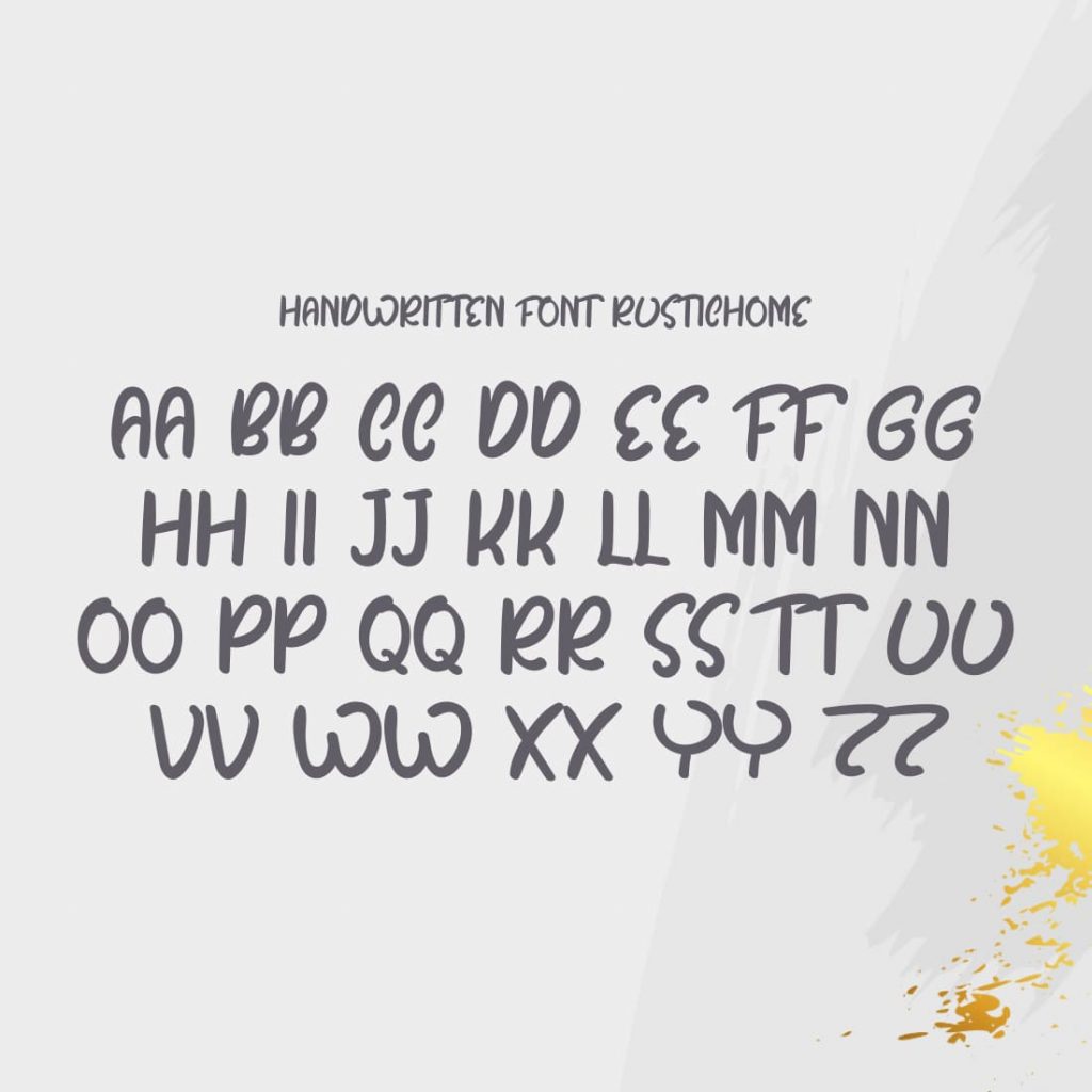 Rustic Calligraphy Font