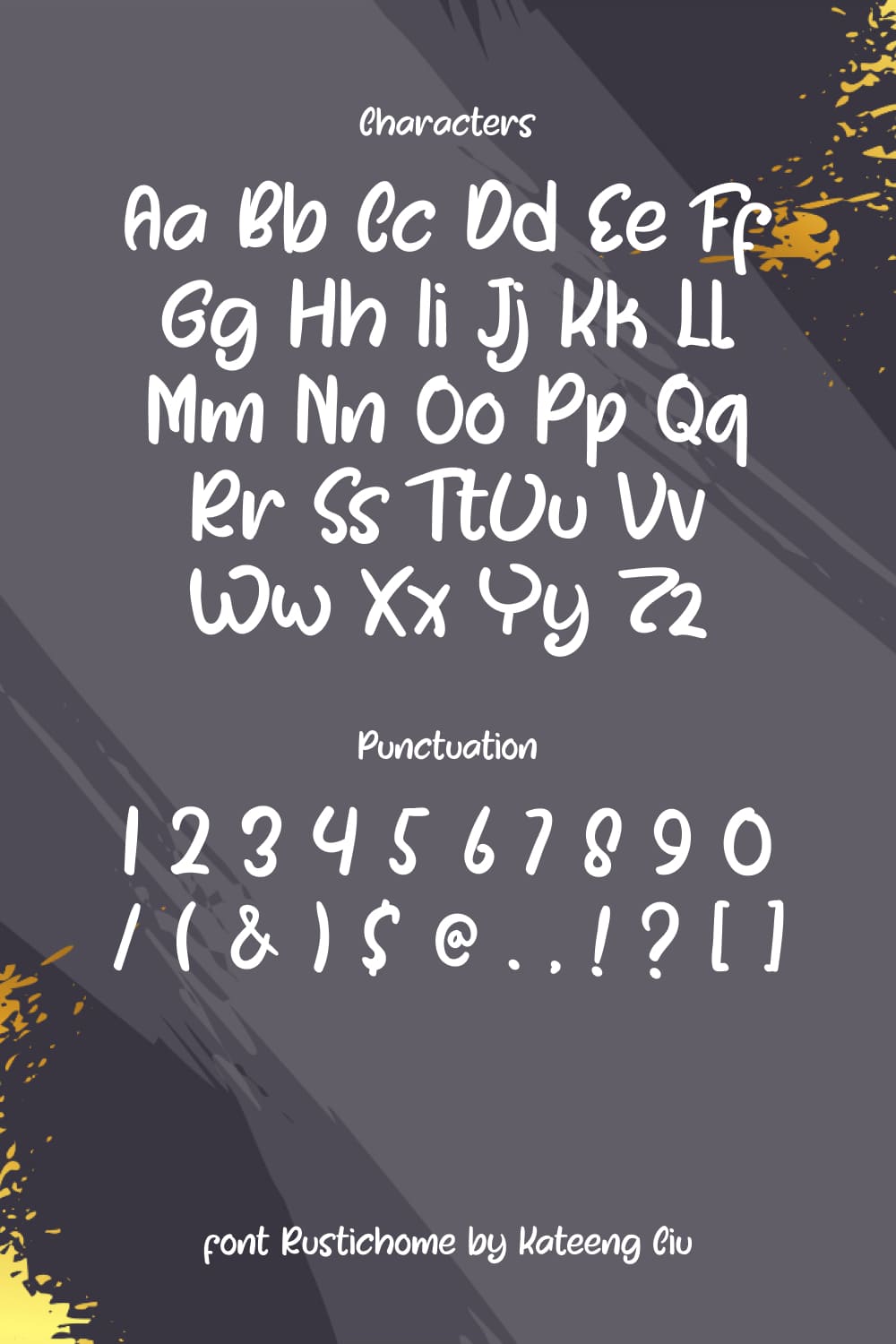 Rustic Calligraphy Font