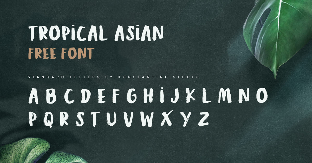 Tropical Asian Free Font