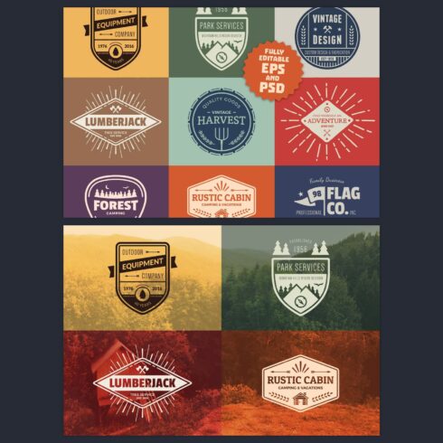 Vintage Logo Graphics & Badges – MasterBundles