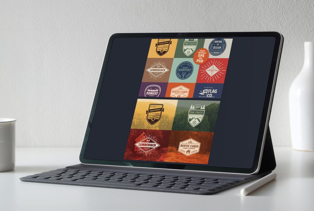 Vintage Logo Graphics & Badges – MasterBundles