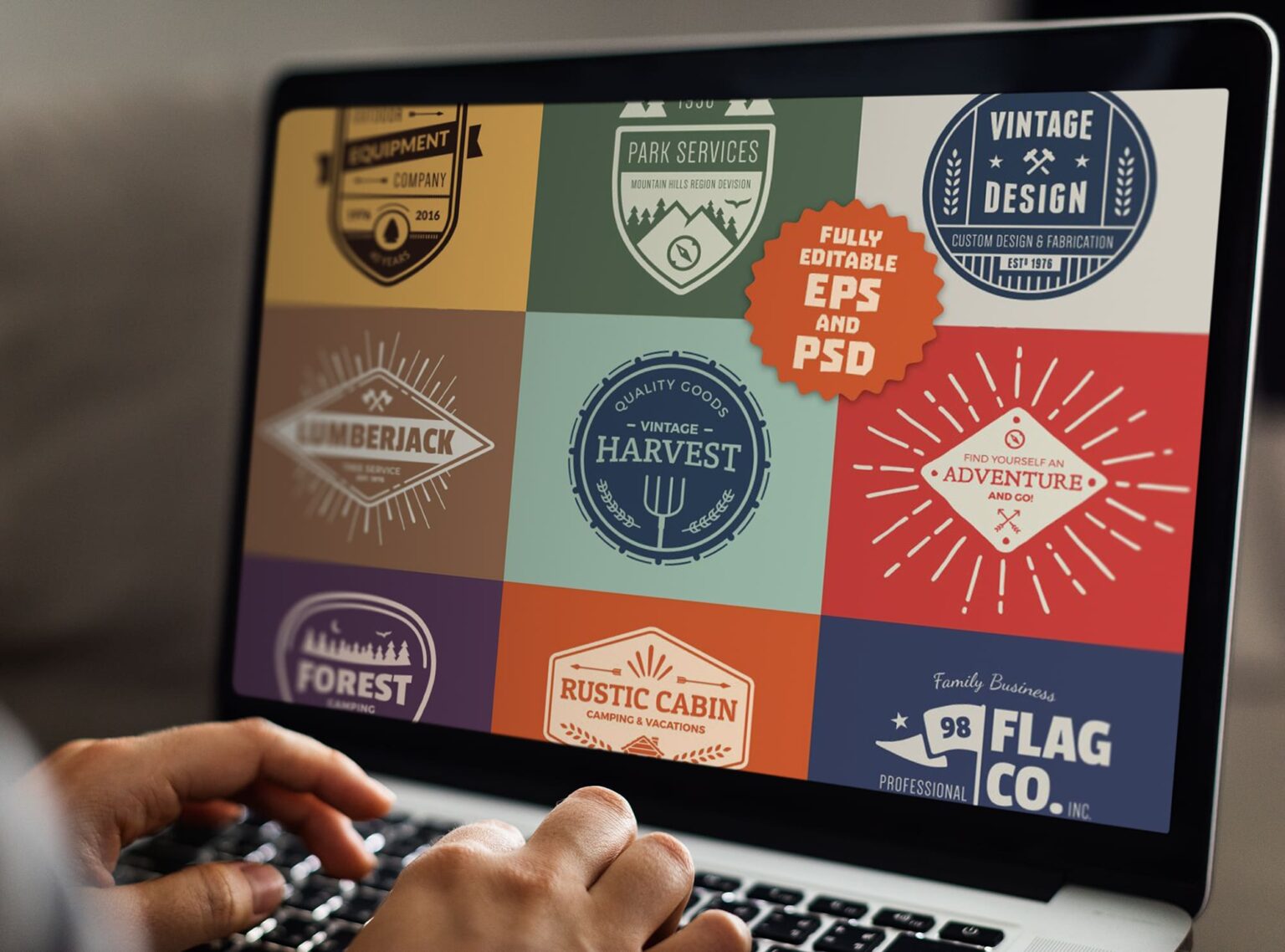 Vintage Logo Graphics & Badges – MasterBundles