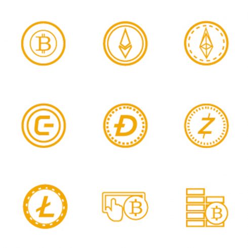 Bitcoin Icon Set – MasterBundles