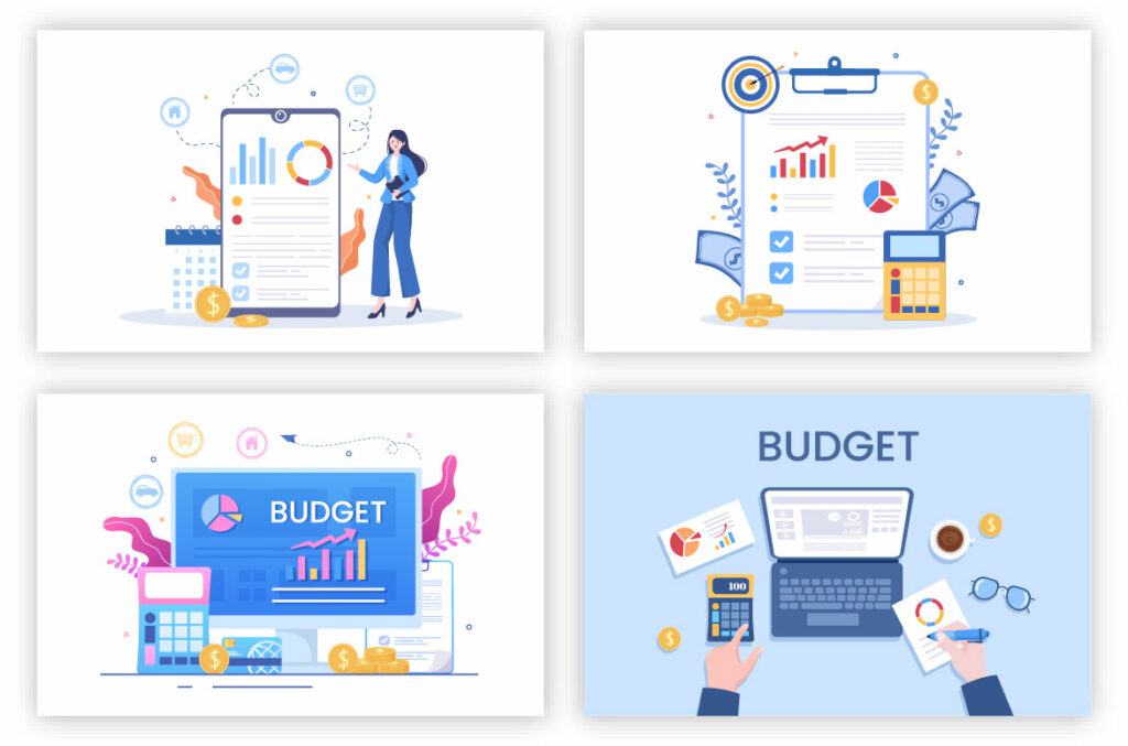 20 Budget Financial to Managing or Planning Illustrations – MasterBundles