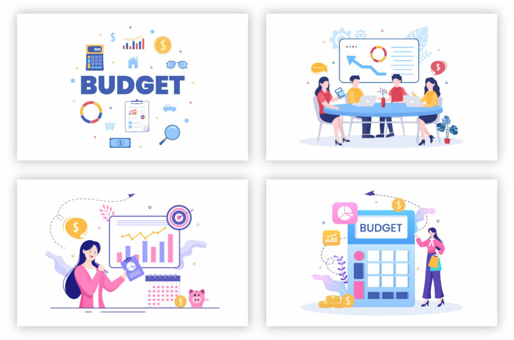 20 Budget Financial to Managing or Planning Illustrations – MasterBundles