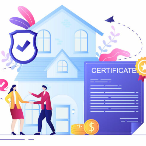 4 Property Certificate Illustrations – MasterBundles