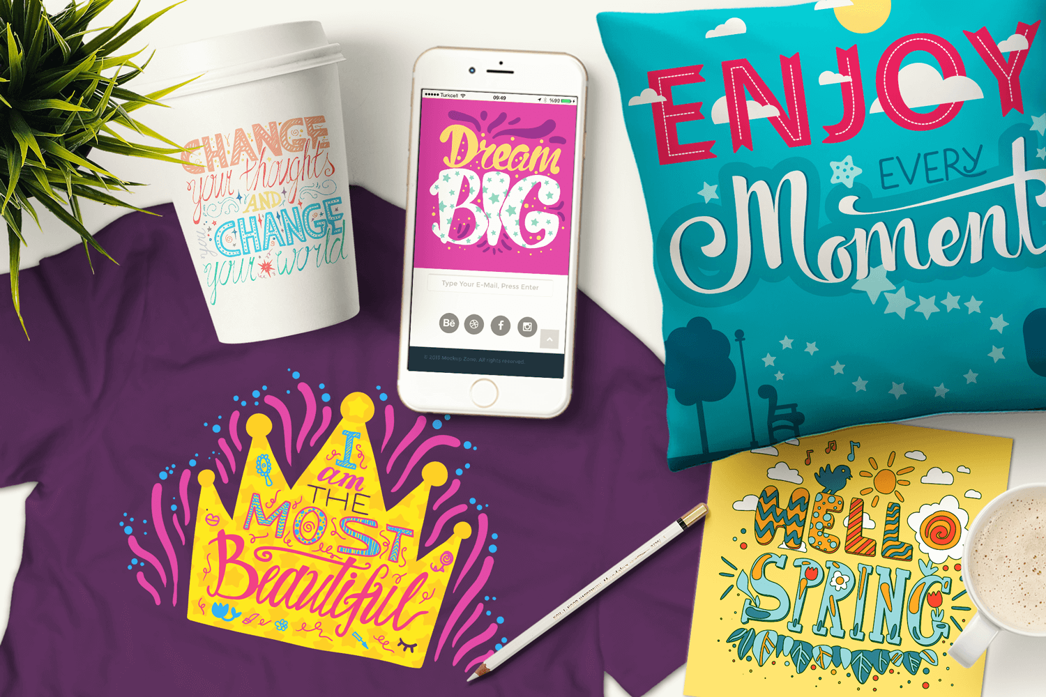 100 Inspirational Quotes Bundle – MasterBundles