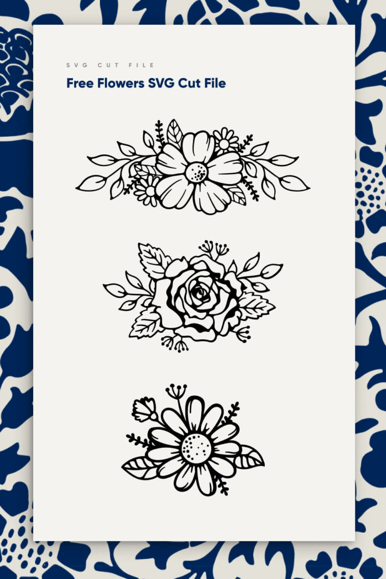 Free Flowers SVG Cut File – MasterBundles