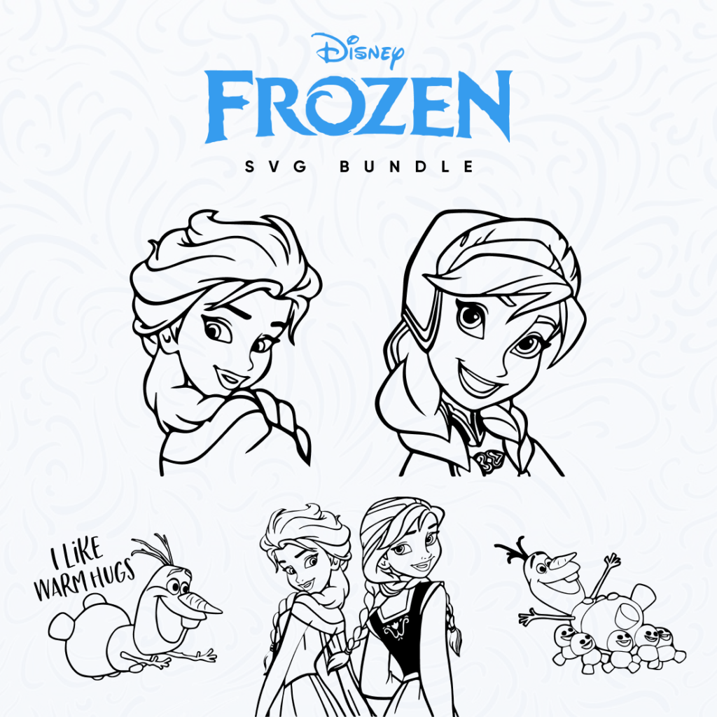 Frozen SVG Files Bundle – MasterBundles