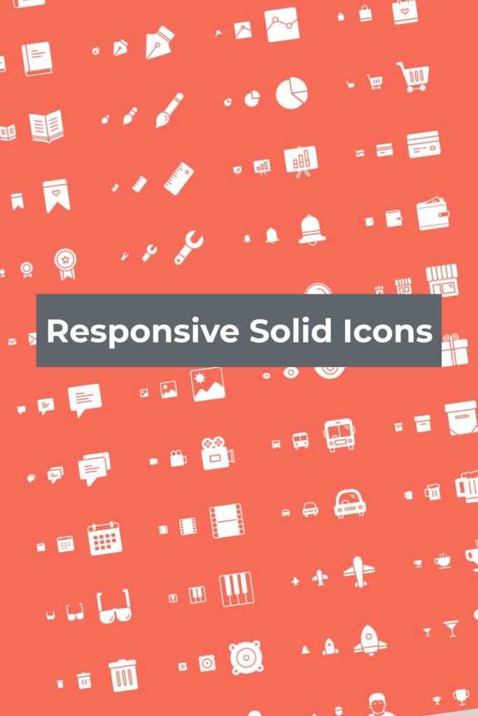 Responsive Solid Icons – MasterBundles