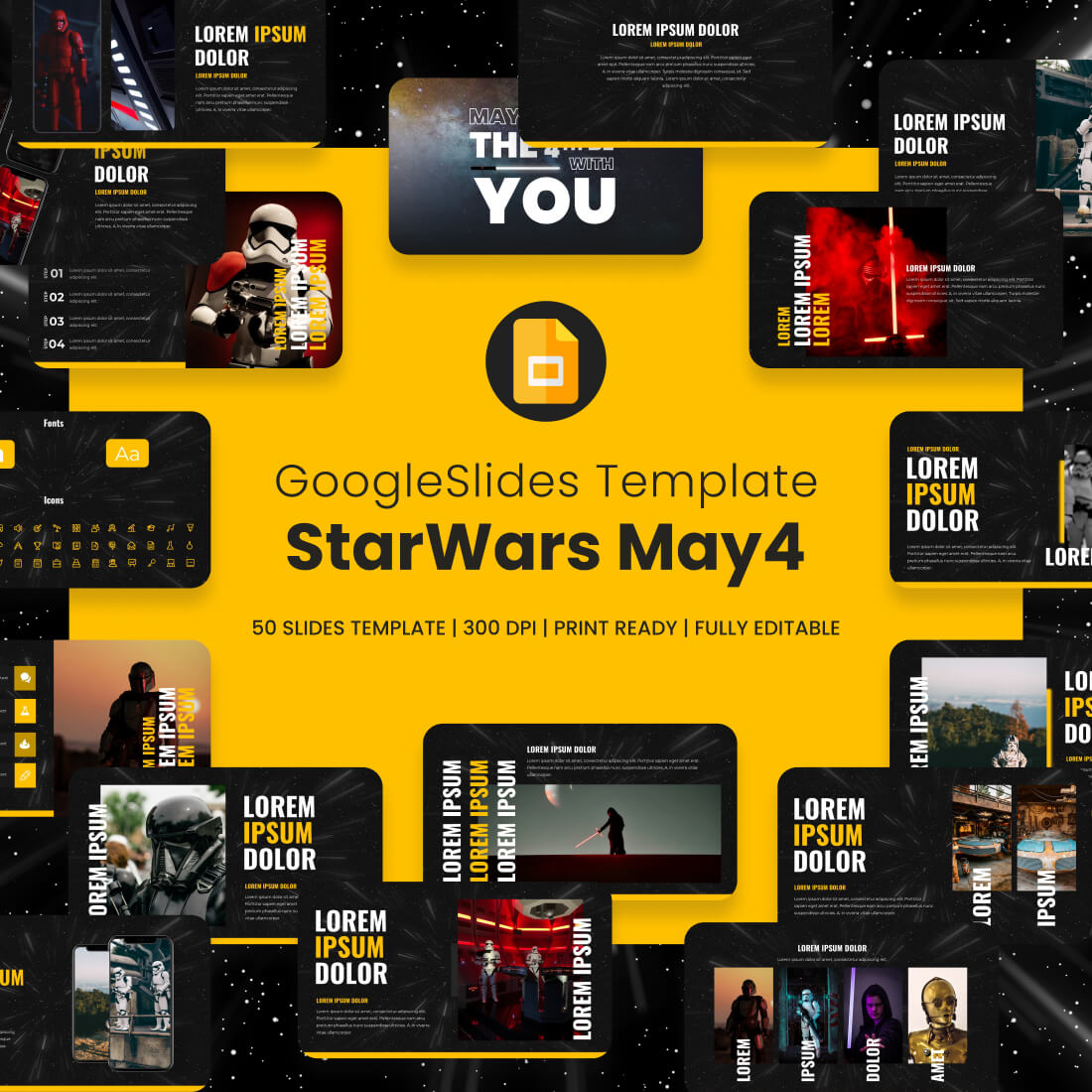 May4th Star Wars Presentation Template – MasterBundles