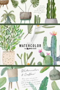 Procreate Watercolor Kit – MasterBundles