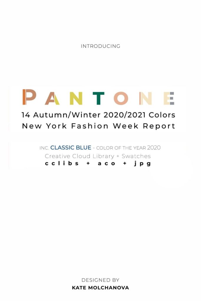 14 Pantone NYFW AW 2020/21 Palette – MasterBundles