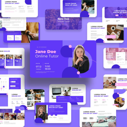 Online Tutor Powerpoint Template – MasterBundles