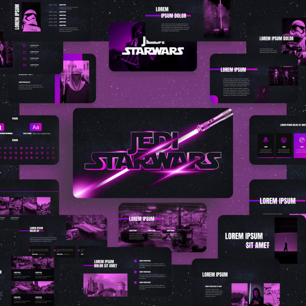 JEDI StarWars Google Slides Theme – MasterBundles