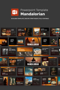 Mandalorian Star Wars Powerpoint Template – MasterBundles