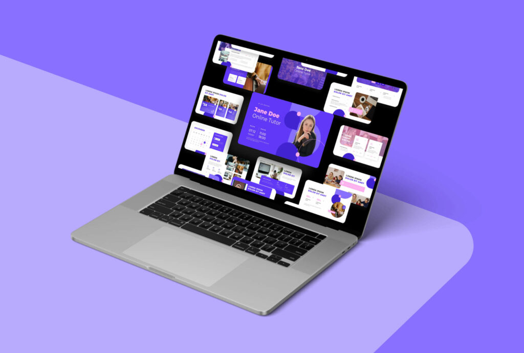 Online Tutor Education Presentation Template – MasterBundles