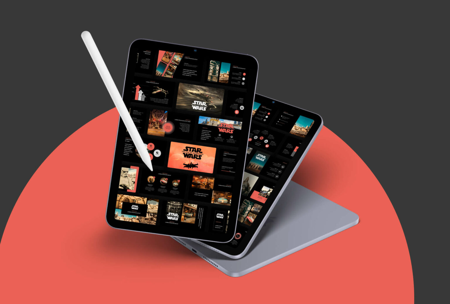 XWing Star Wars Google Slides Theme – MasterBundles