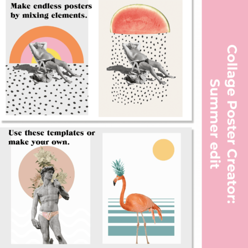 Collage Poster Creator: Summer Edit – MasterBundles