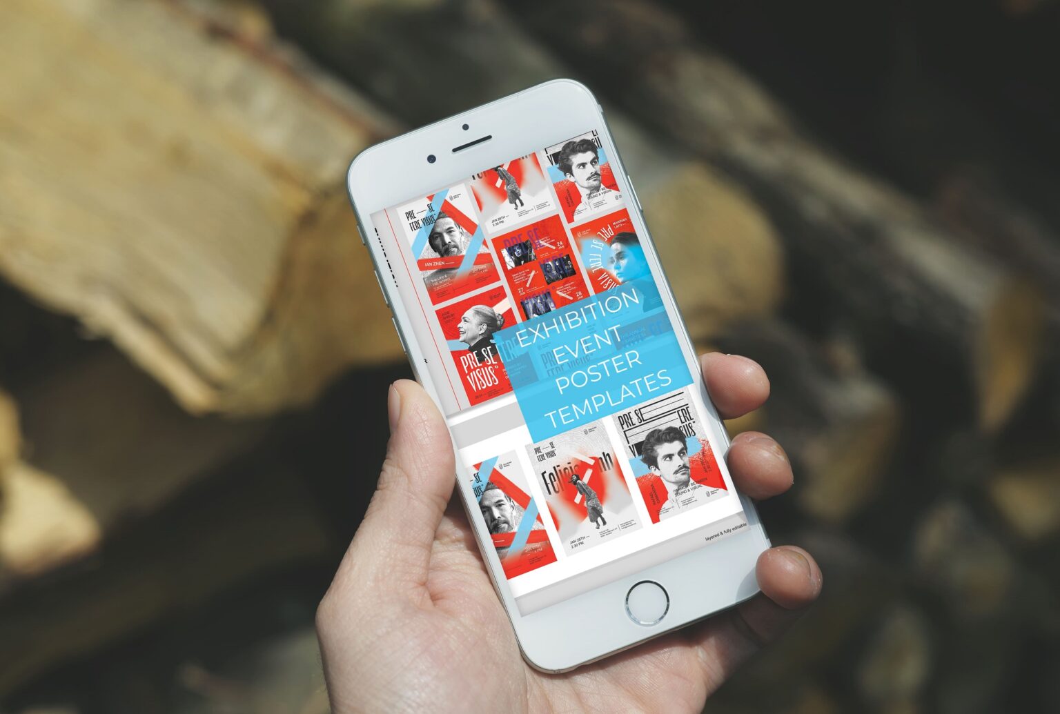 EXHIBITION Event Poster Templates – MasterBundles