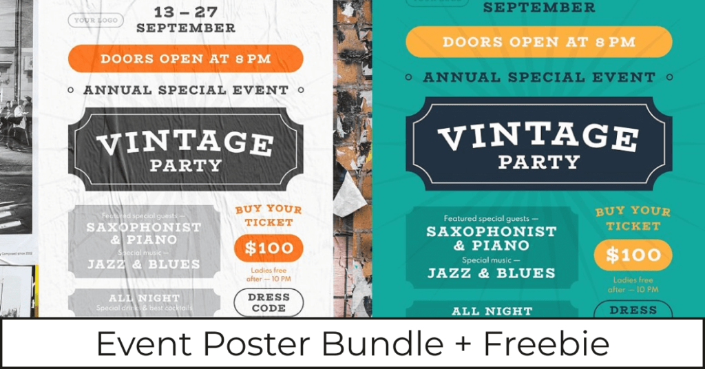Event Poster Bundle + Freebie – MasterBundles