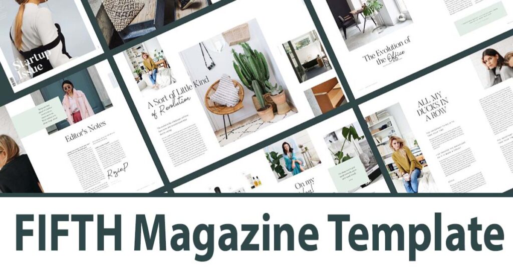 FIFTH Magazine Template – MasterBundles