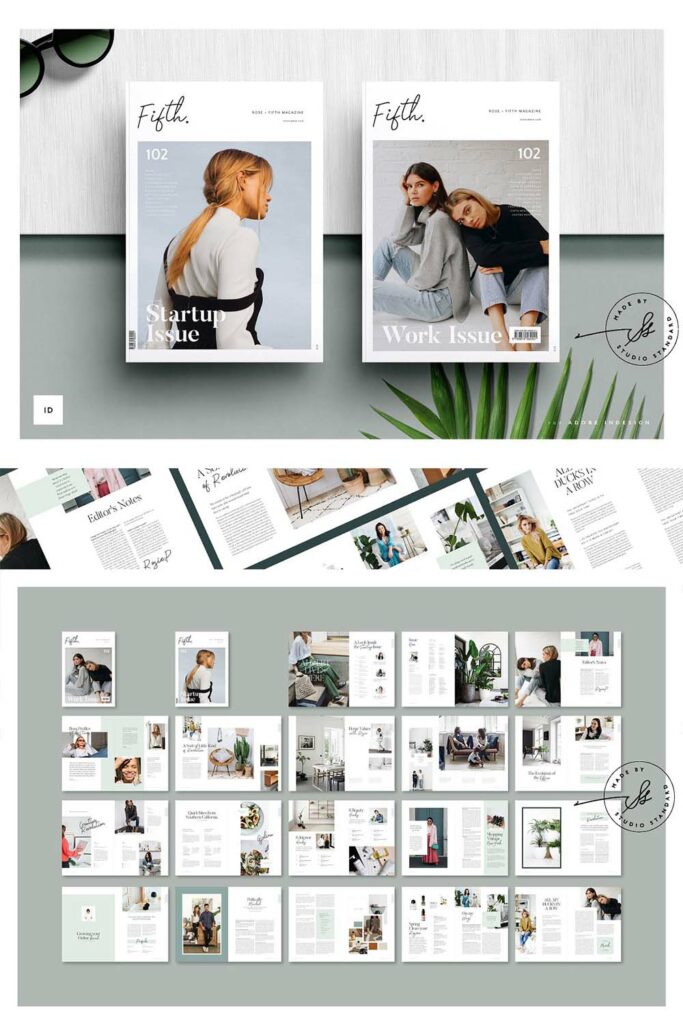 FIFTH Magazine Template – MasterBundles
