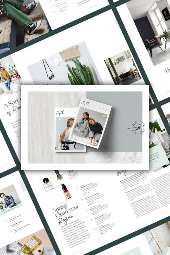FIFTH Magazine Template | Master Bundles