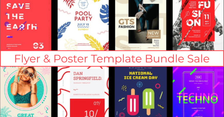 Flyer & Poster Template Bundle Sale – MasterBundles