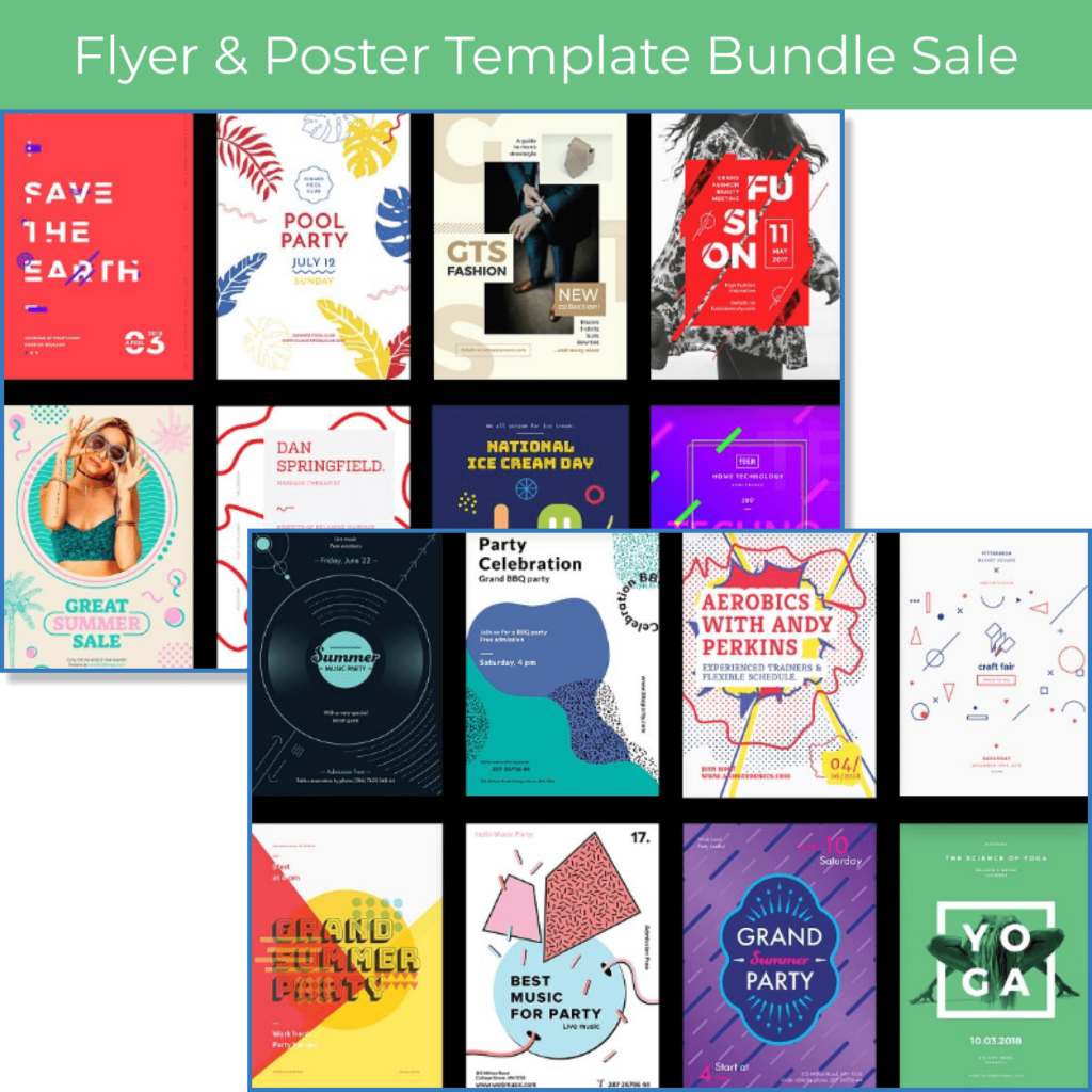 Flyer & Poster Template Bundle Sale – MasterBundles