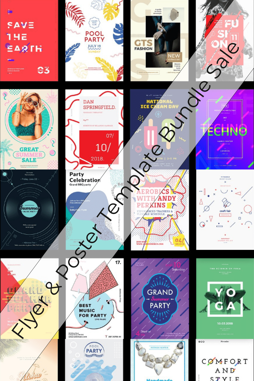 Flyer & Poster Template Bundle Sale – MasterBundles