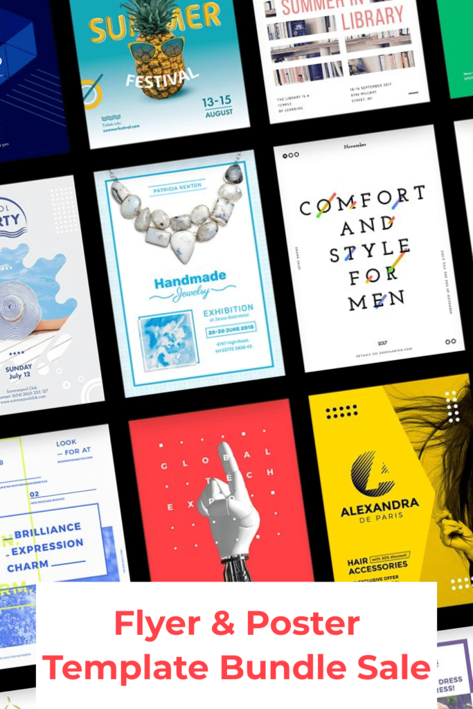 Flyer & Poster Template Bundle Sale – MasterBundles