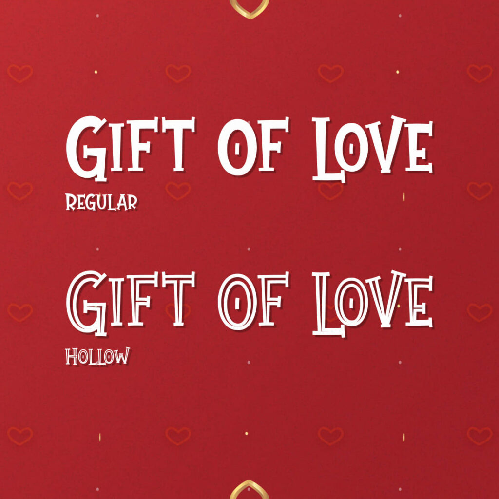 Gift Of Love Free Font