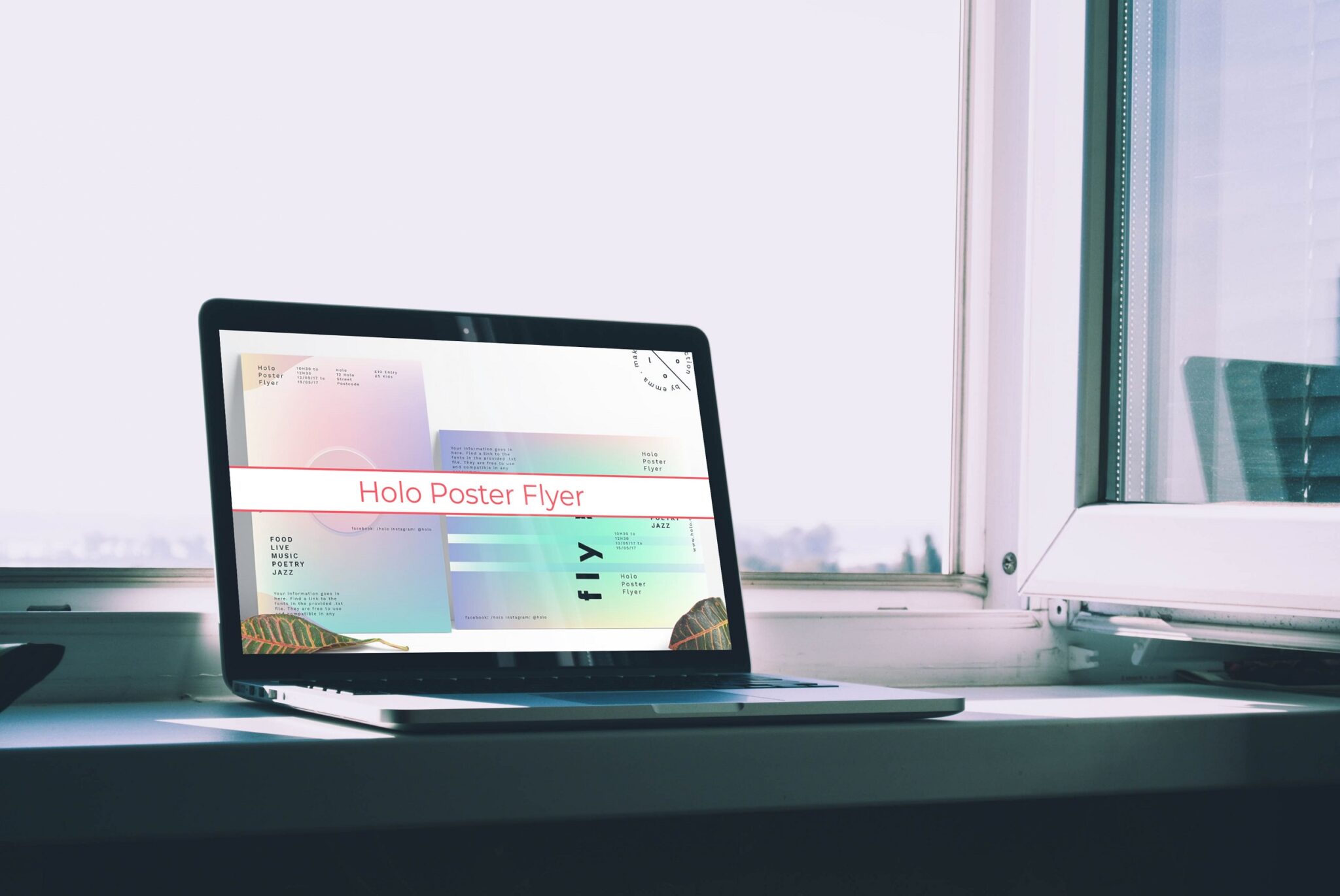 Holo Poster Flyer – MasterBundles