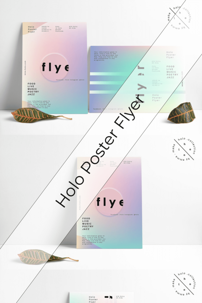 Holo Poster Flyer – MasterBundles