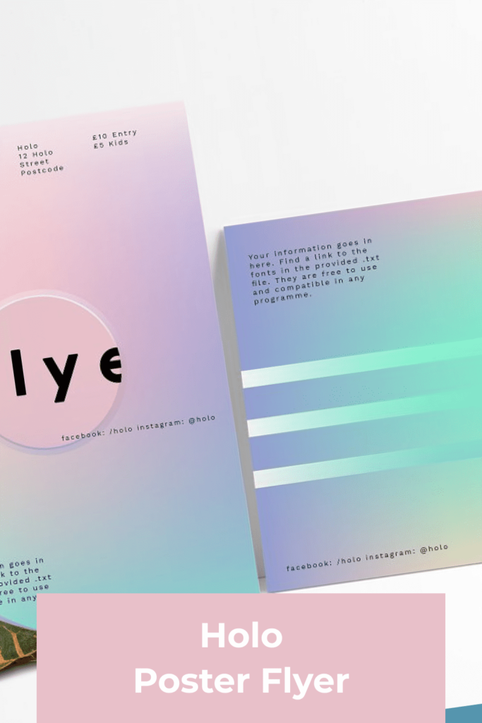 Holo Poster Flyer – MasterBundles
