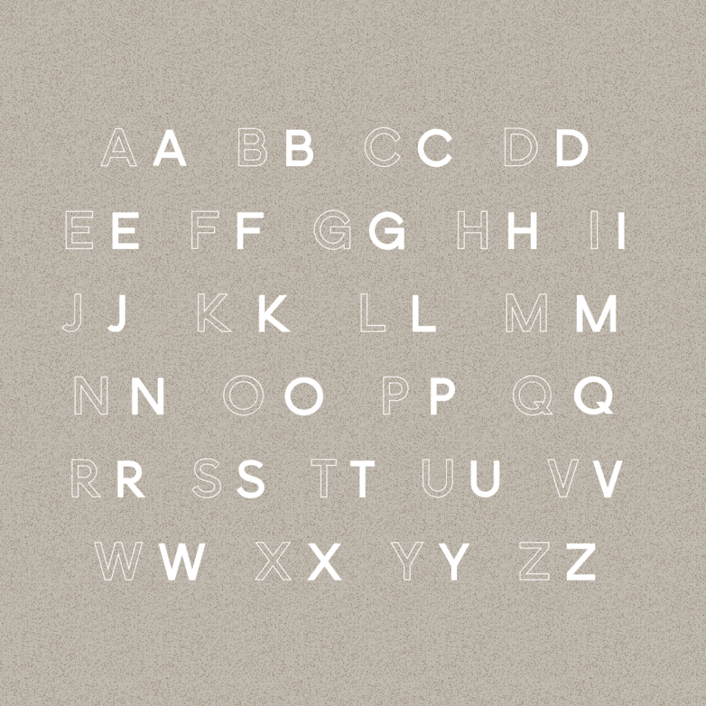 Massive Outline Fonts Bundle 12 Cute Fonts – MasterBundles