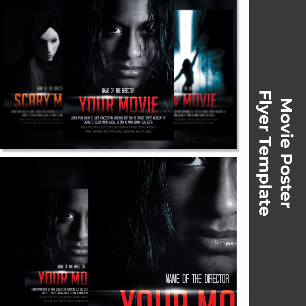 Movie Poster Flyer Template – MasterBundles