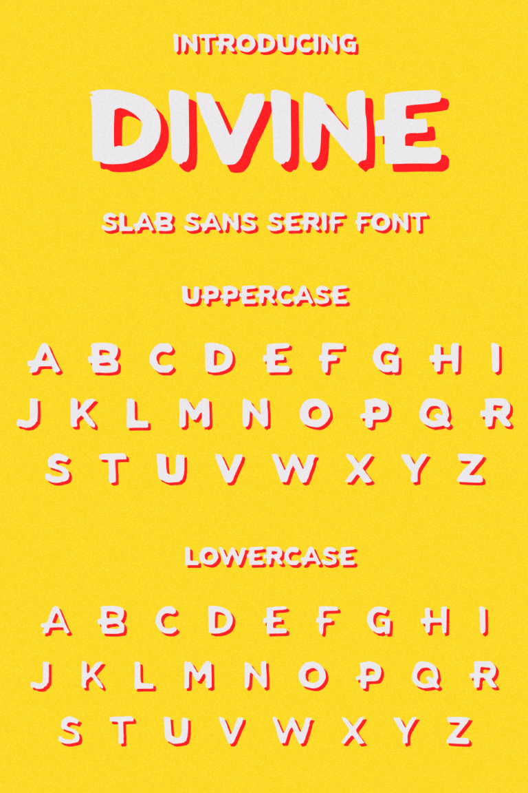 Divine Easter Slab Sans Serif Font | Master Bundles Divine Easter Slab Sans Serif Font | Master Bundles