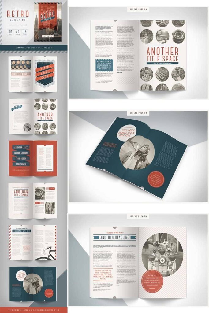 RETRO | Magazine – MasterBundles