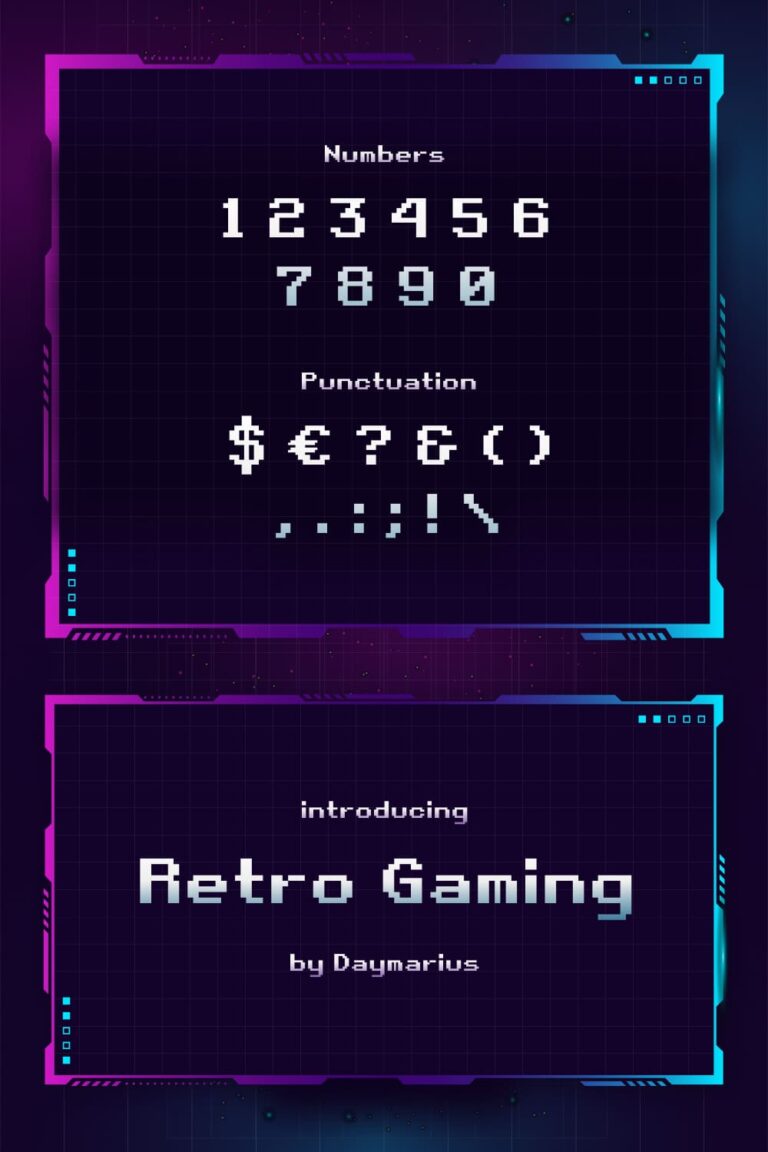 Retro Gaming Font Free