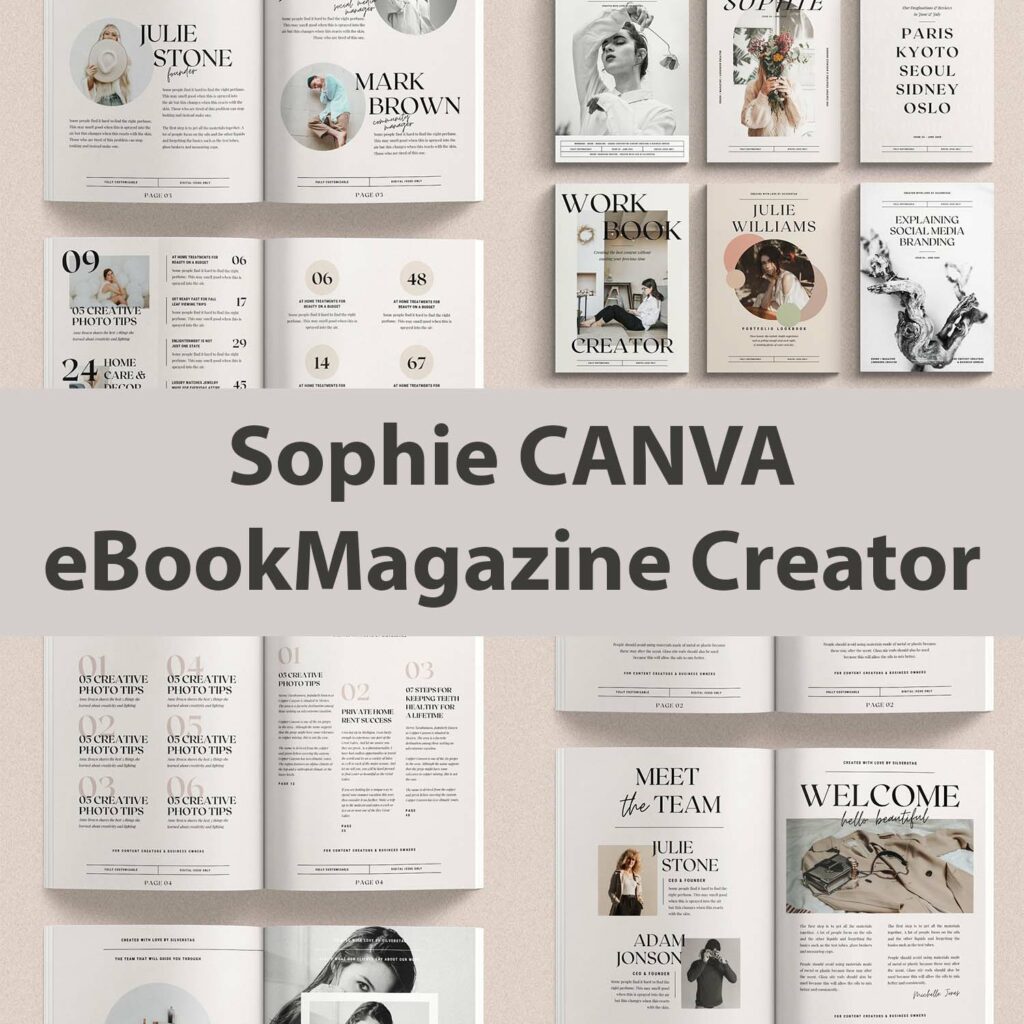 Magazine / CANVA, INDD / Brooke | Master Bundles